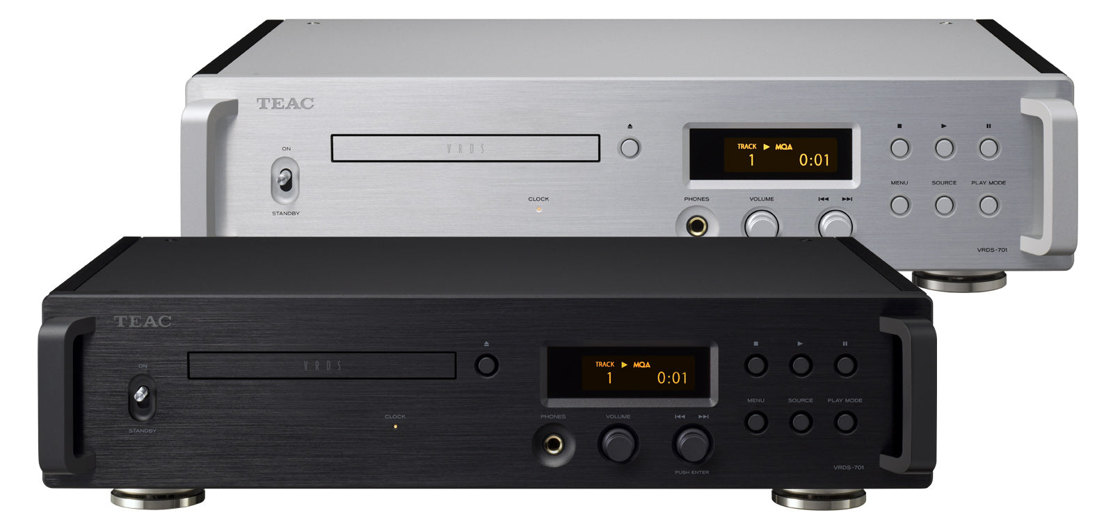 TEAC VRDS-701 CD Player and Discreet 32-Bit Digital to Analog Converter ...