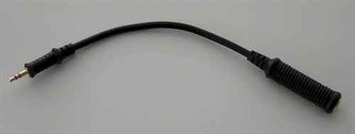 8 inch long 1/4" jack to mini plug adapter cable